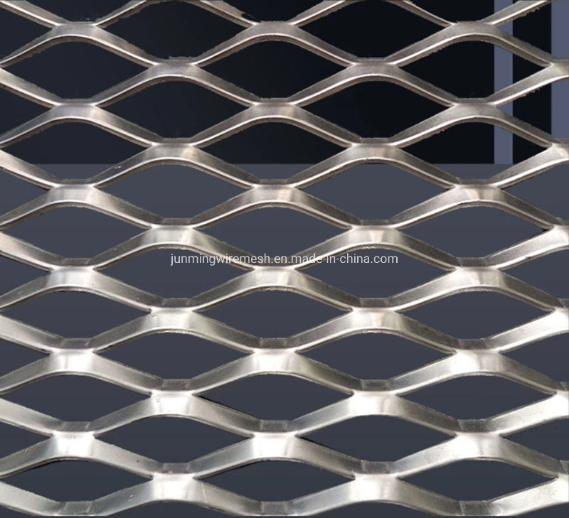 Custom T304 Stainless Steel Flattened Expanded Metal Mesh Sheet