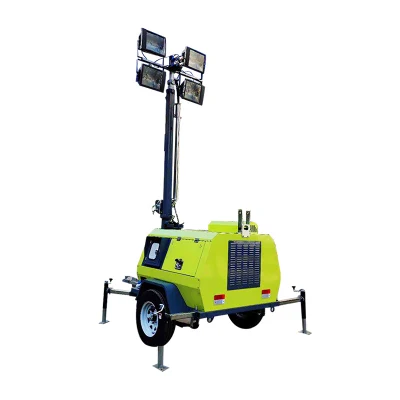Construction Diesel Portable Manual Light Towers/Lighting Towers ...