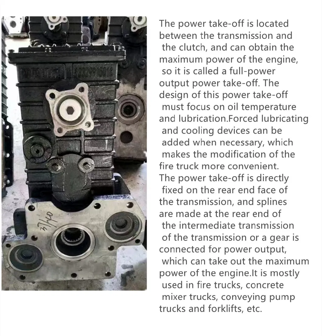 Full Power Take off Pto From Transmission for Special Vehicle Truck ...