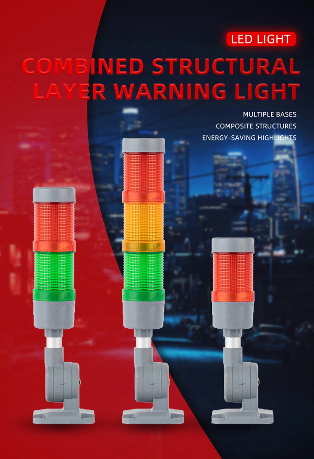 Equipment Warning Light Column Signal Tower Beacon/LED Signal Tower ...